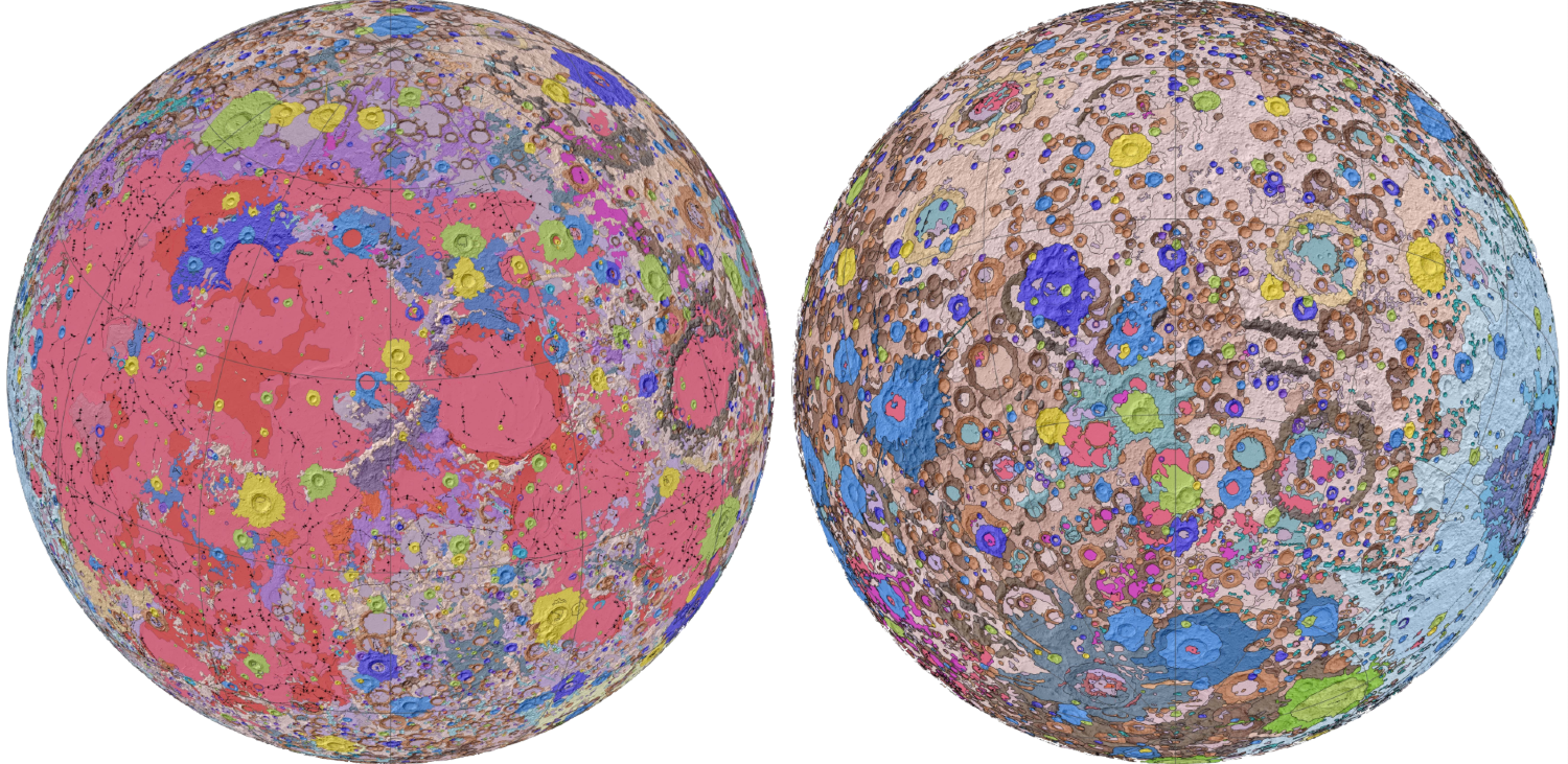 Geologische kaart van de maan gemaakt | KIJK Magazine